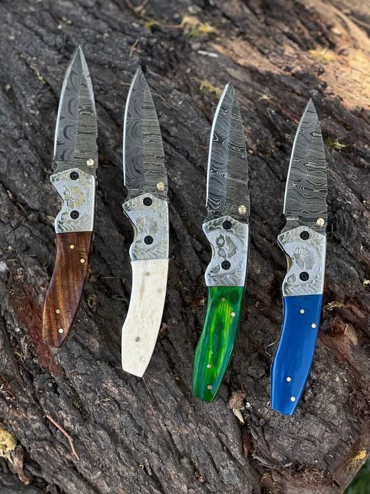 4 pieces Custom and handmade forge blade survival hiking cam | Inspire ...