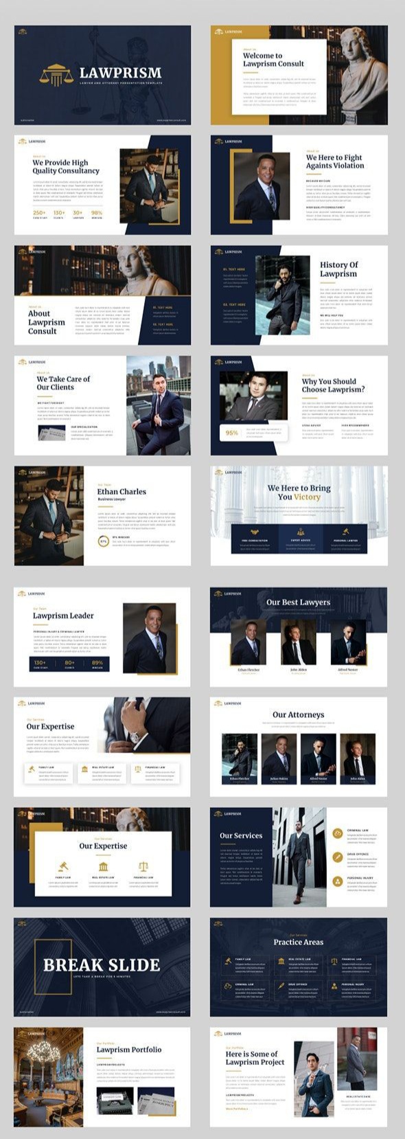 Sleek Company profile template, Canva Branding portfolio des | Inspire ...