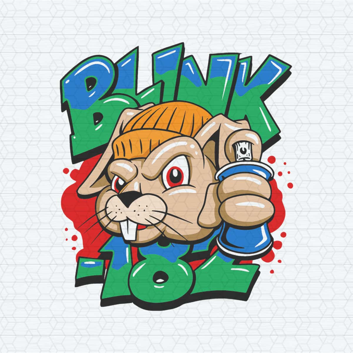 Graf Bunny Blink 182 American Band SVG | Inspire Uplift