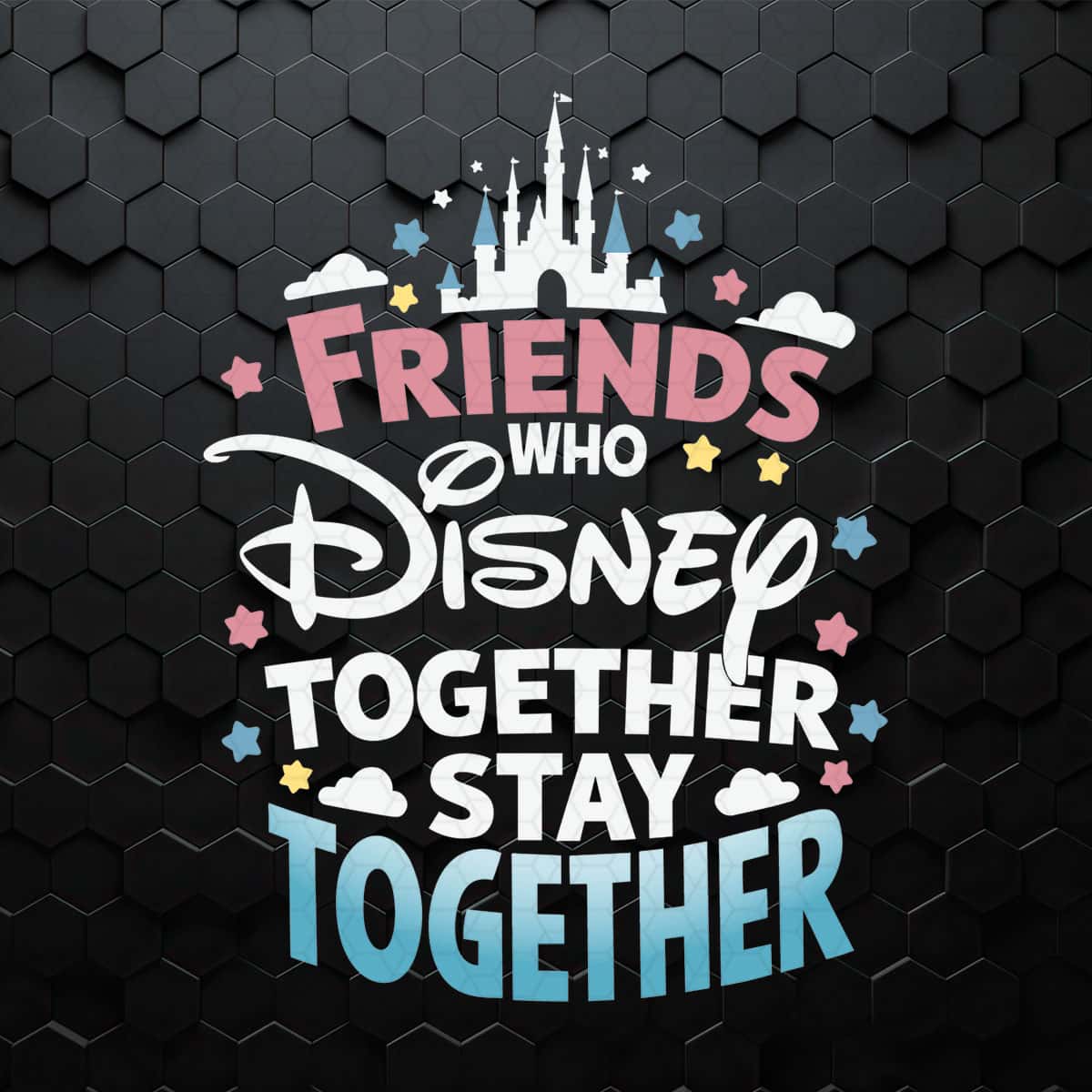 Retro Friends Who Disney Together SVG | Inspire Uplift