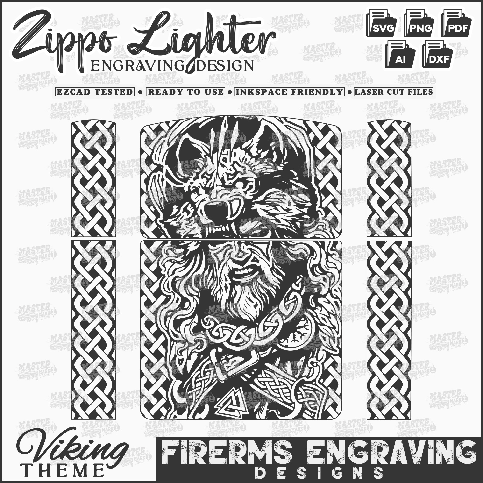 Custom Vikings laser engraving design for zippo lighter, Zip | Inspire ...
