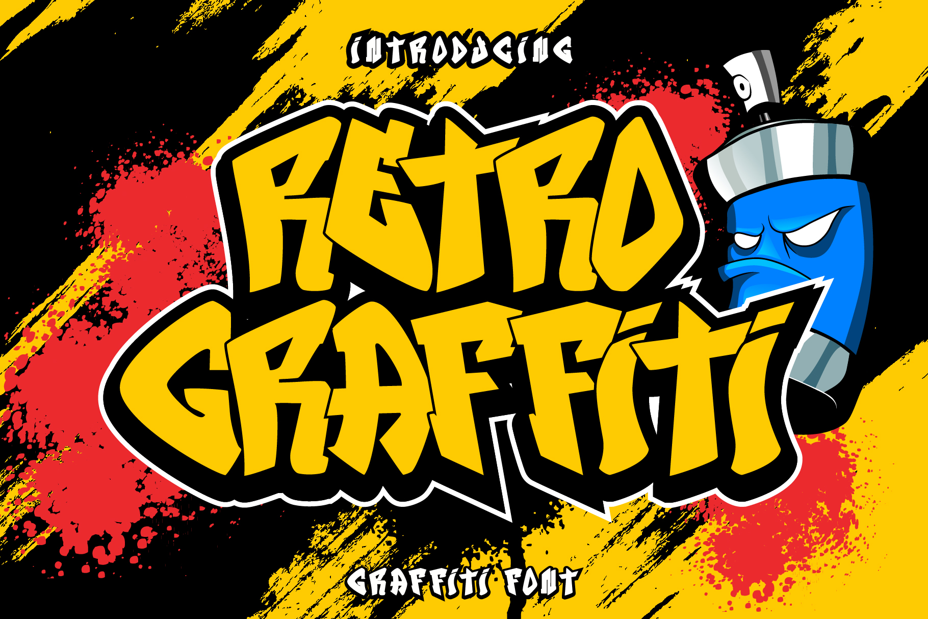 Retro Graffiti Font | Inspire Uplift