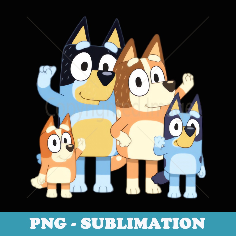 Bluey 2 - Stylish Sublimation Digital Download | Inspire Uplift