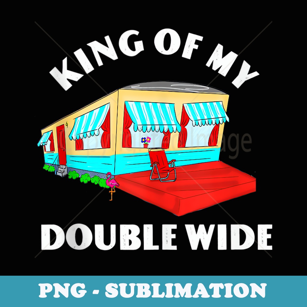 Funny Sarcastic King of My Double Wide Trailer Engagement - | Inspire ...