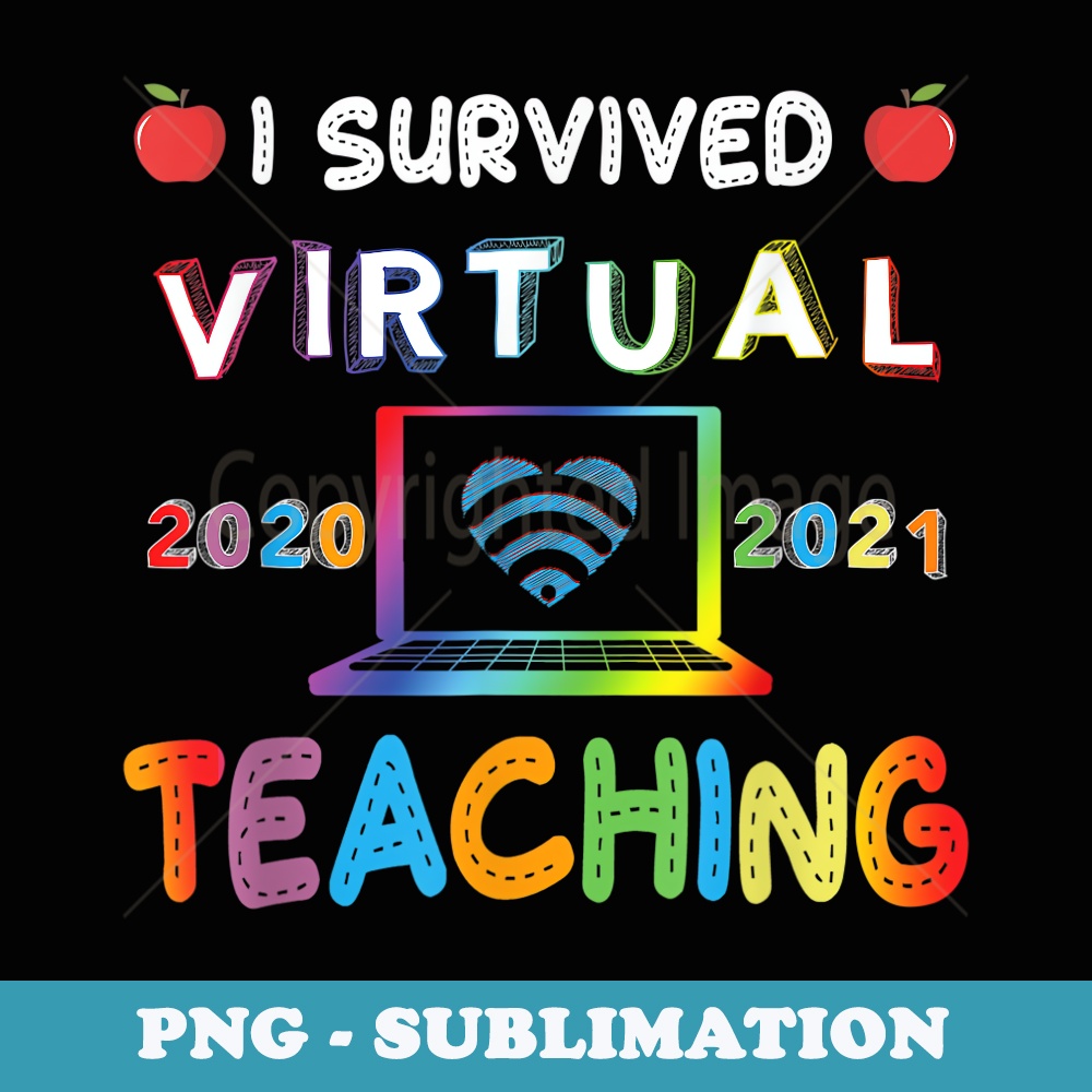 Funny I Survived Virtual Teaching End Of Year Teacher Remote | Inspire ...