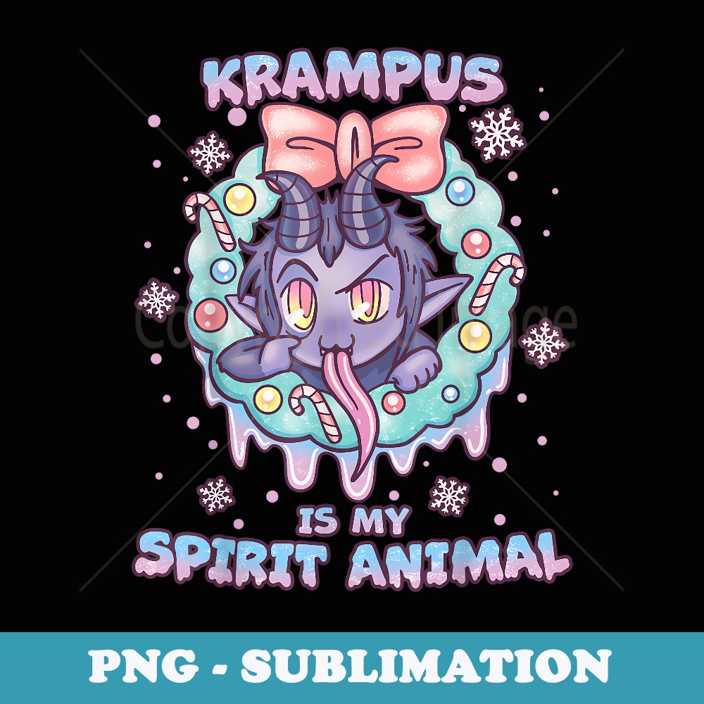 Kawaii Pastel Goth Cute Creepy Xmas Krampus Is Spirit Animal | Inspire Uplift