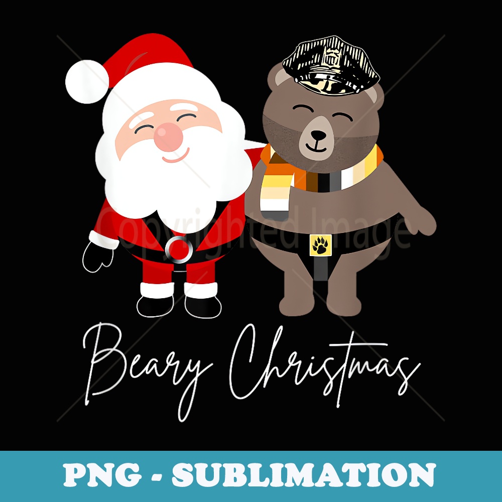 Beary Christmas Mens Santa Gay Bear Xmas Gay Bear - Instant | Inspire ...