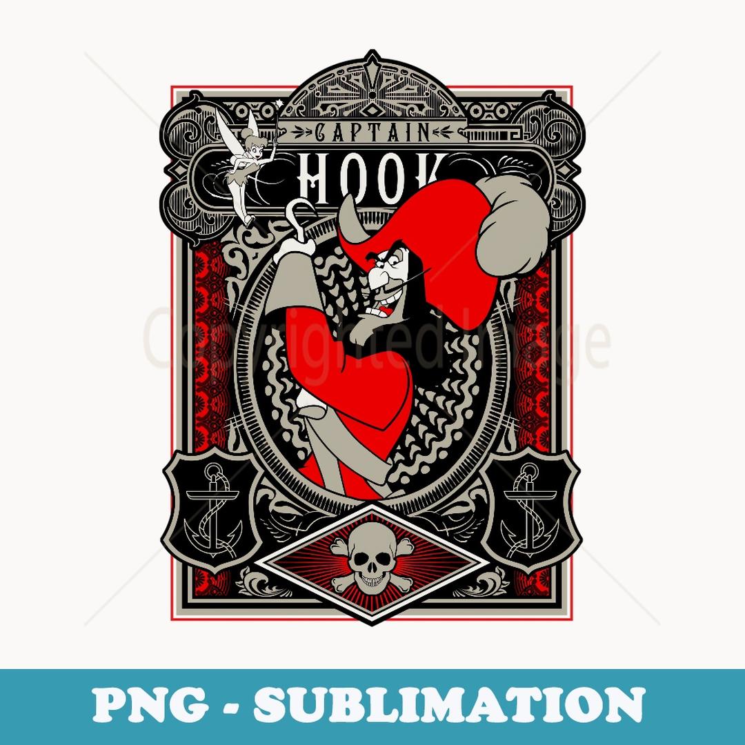 Disney Peter Pan Captain Hook - Signature Sublimation PNG Fi | Inspire ...
