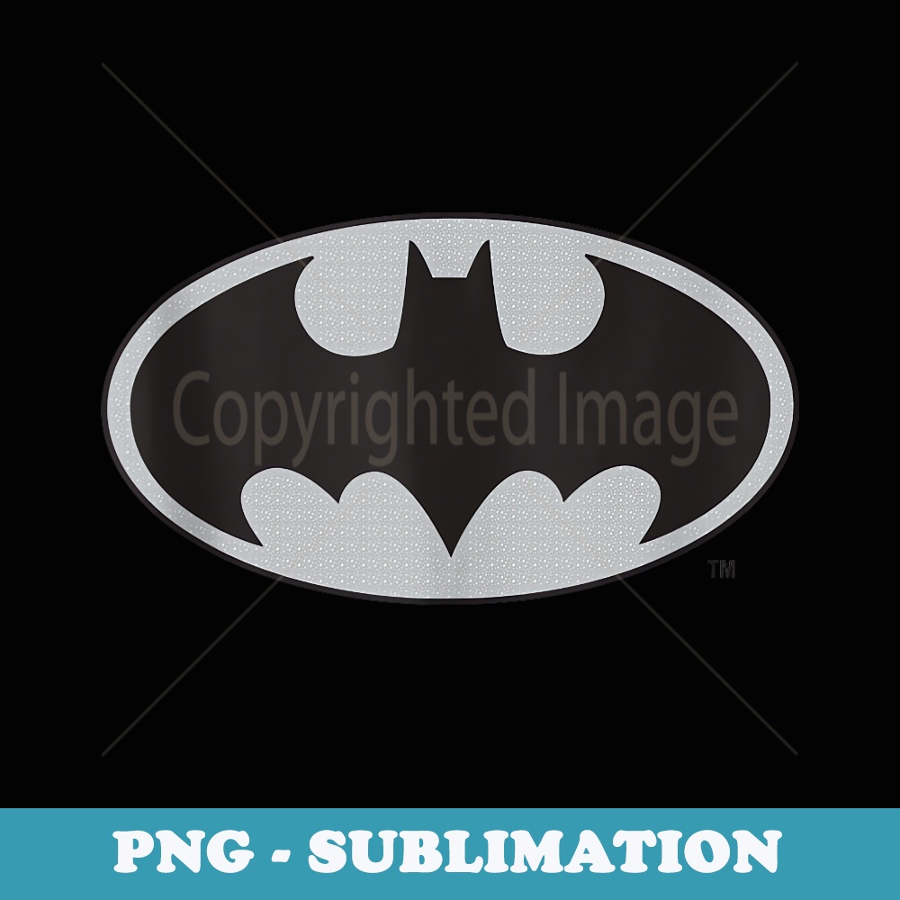 DC Batman Logo Grey - Stylish Sublimation Digital Download | Inspire Uplift