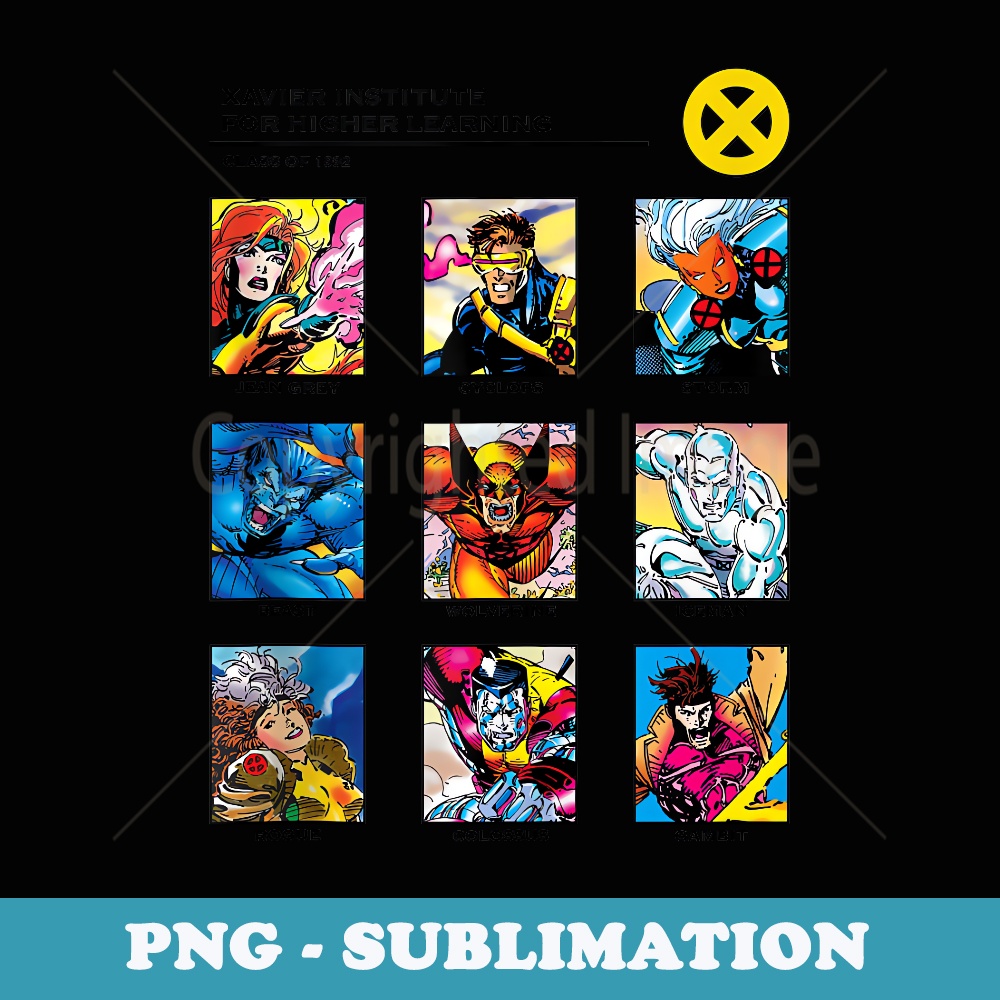 Marvel X-Men Xavier Institute Class of 1992 - Sublimation PN | Inspire ...