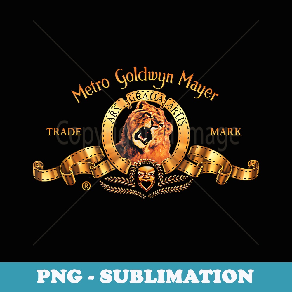 MGM Classic Lion Logo - Premium PNG Sublimation File | Inspire Uplift