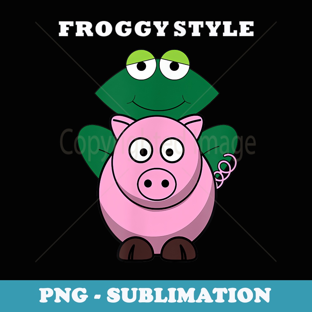 Froggy Style Frog Humping Pig Funny Parody Adult Humor - Dec | Inspire ...