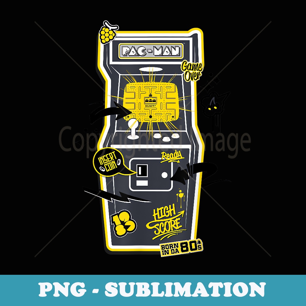 PAC-MAN - PNG Transparent Sublimation File | Inspire Uplift