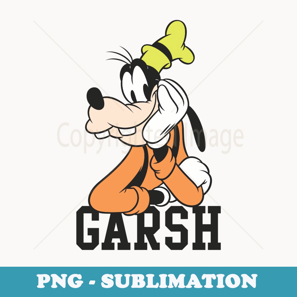 Disney Garsh Goofy - Decorative Sublimation PNG File | Inspire Uplift