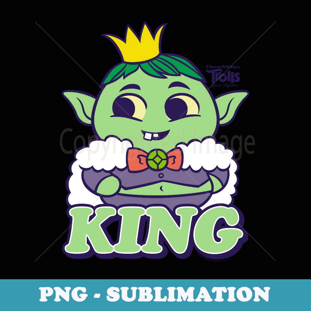 DreamWorks Trolls Band Together King Gristle - PNG Sublimati | Inspire ...