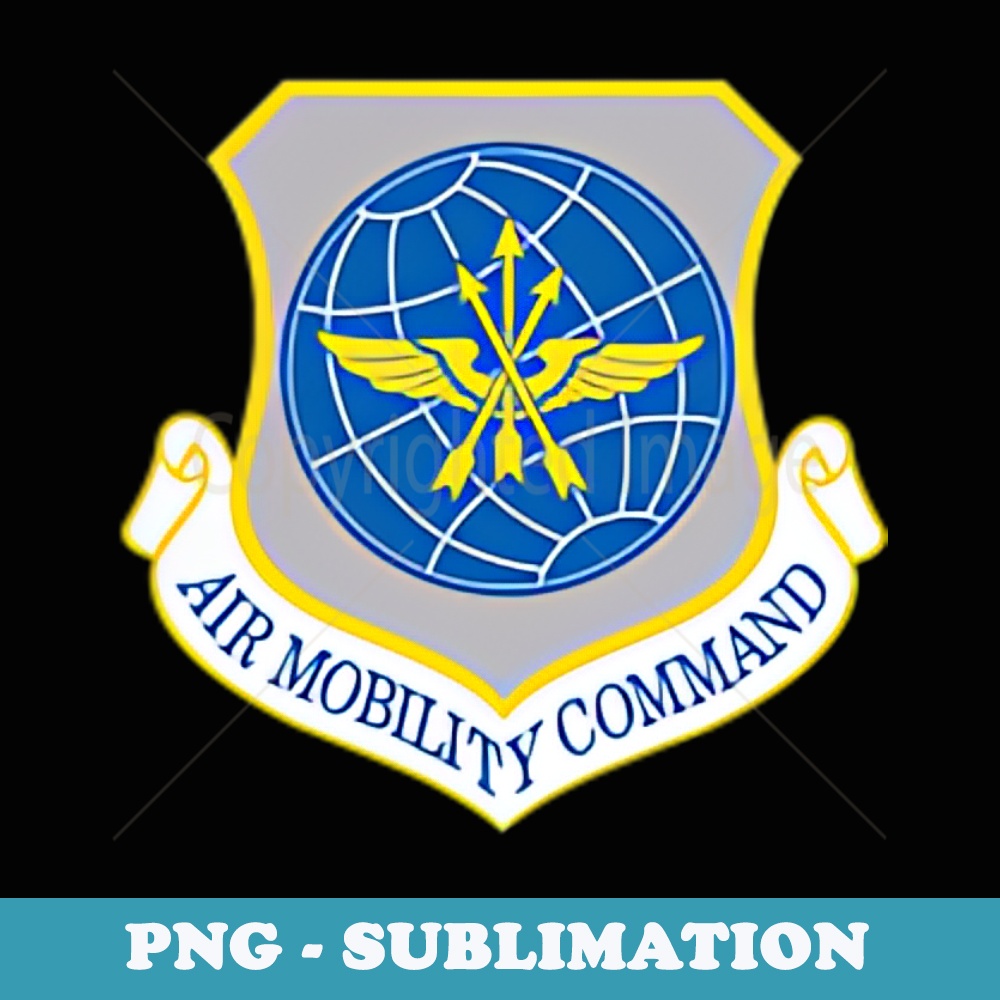 Air Mobility Command Veteran Soldier Vintage Small Logo - De | Inspire ...