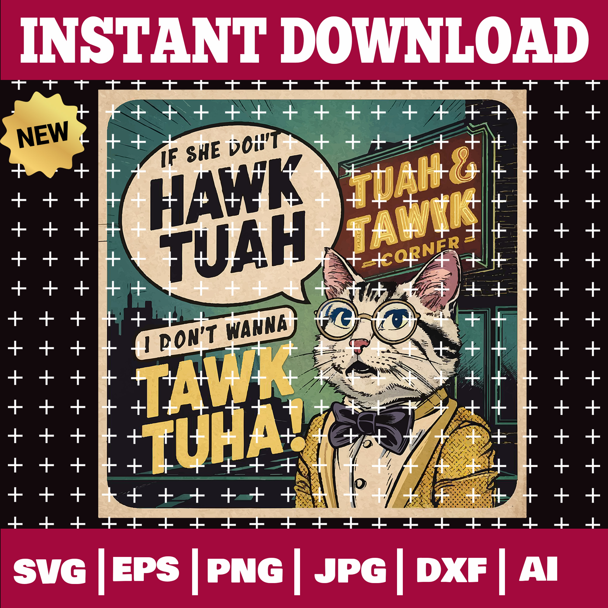 Vintage If She Don't Hawk Tuah I Don't Wanna Tawk Tuha Retro | Inspire ...