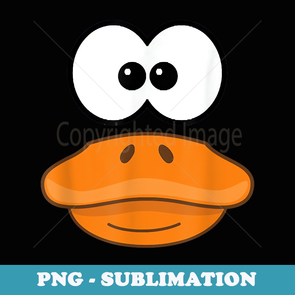 Duck Beak Face- The face of a duck - eyes and beak | Inspire Uplift
