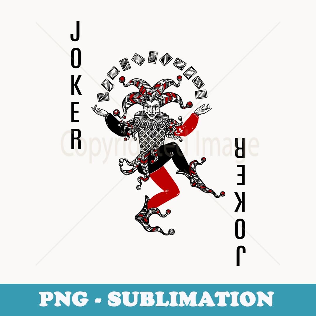 Joker Card Deck face for easy DIY Halloween - Instant PNG Su | Inspire ...
