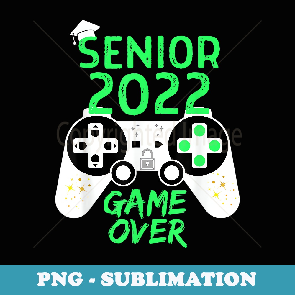 Class of 2022 Senior Video Game Over School Gamer Green - Su | Inspire ...