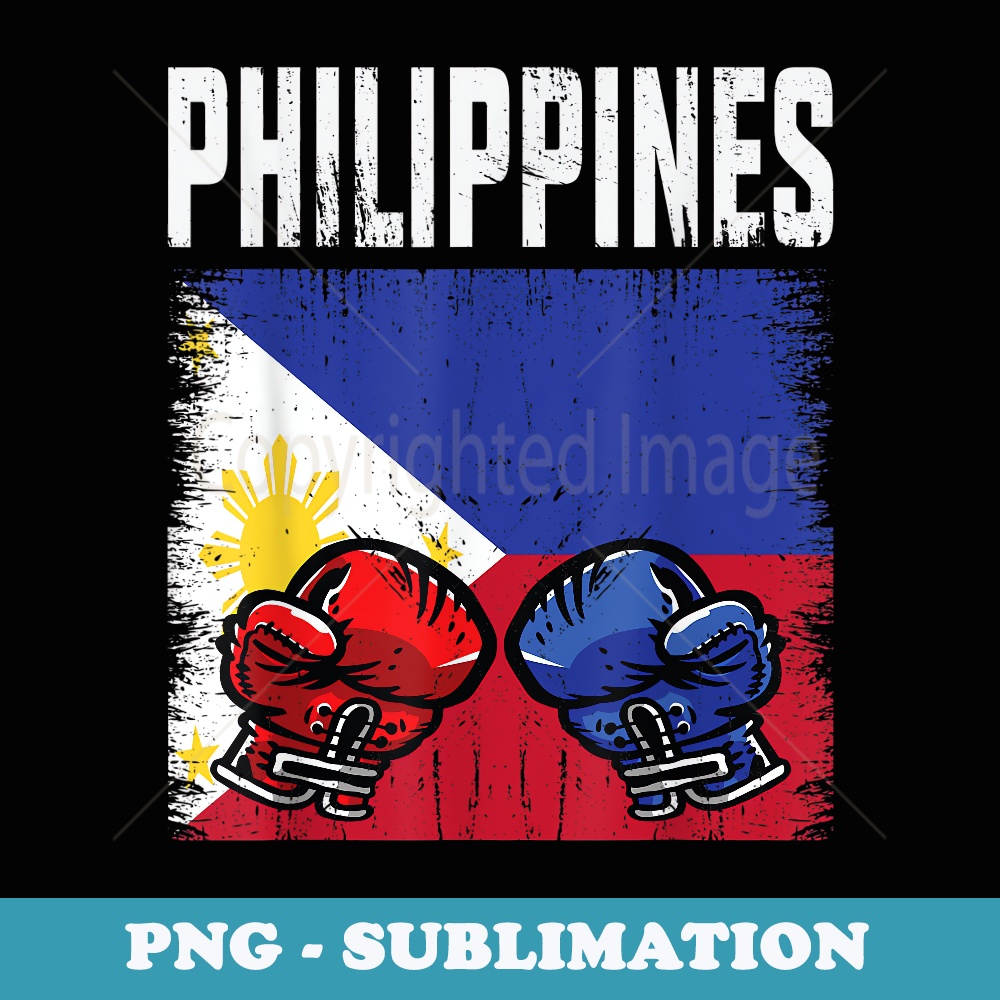 Mens Philippines boxing with gloves and Philippines flag - M - Inspire ...