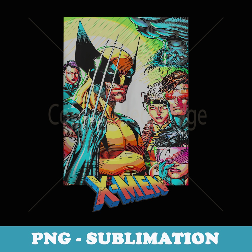 Marvel X-Men Iconic Team 90's Style Group Shot Cover - Insta | Inspire ...
