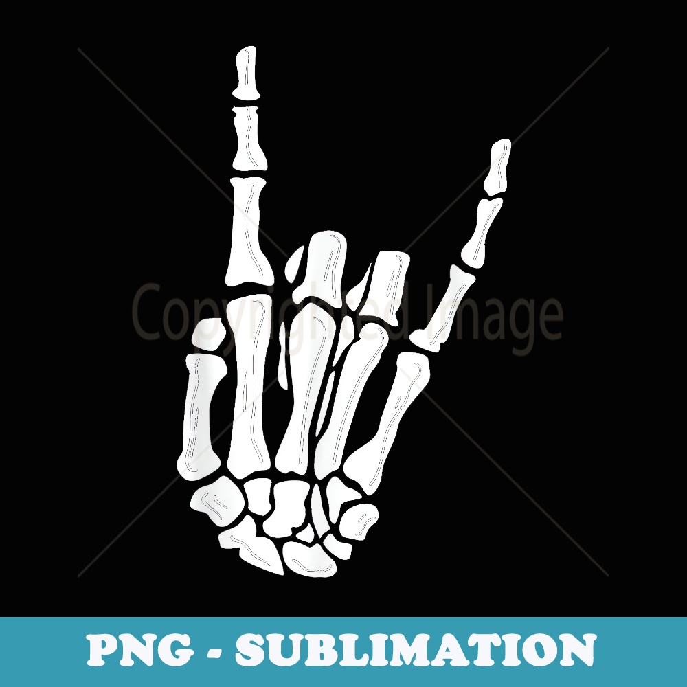 Skeleton Hand Gesture - Rock Skeleton Hand - Halloween | Inspire Uplift
