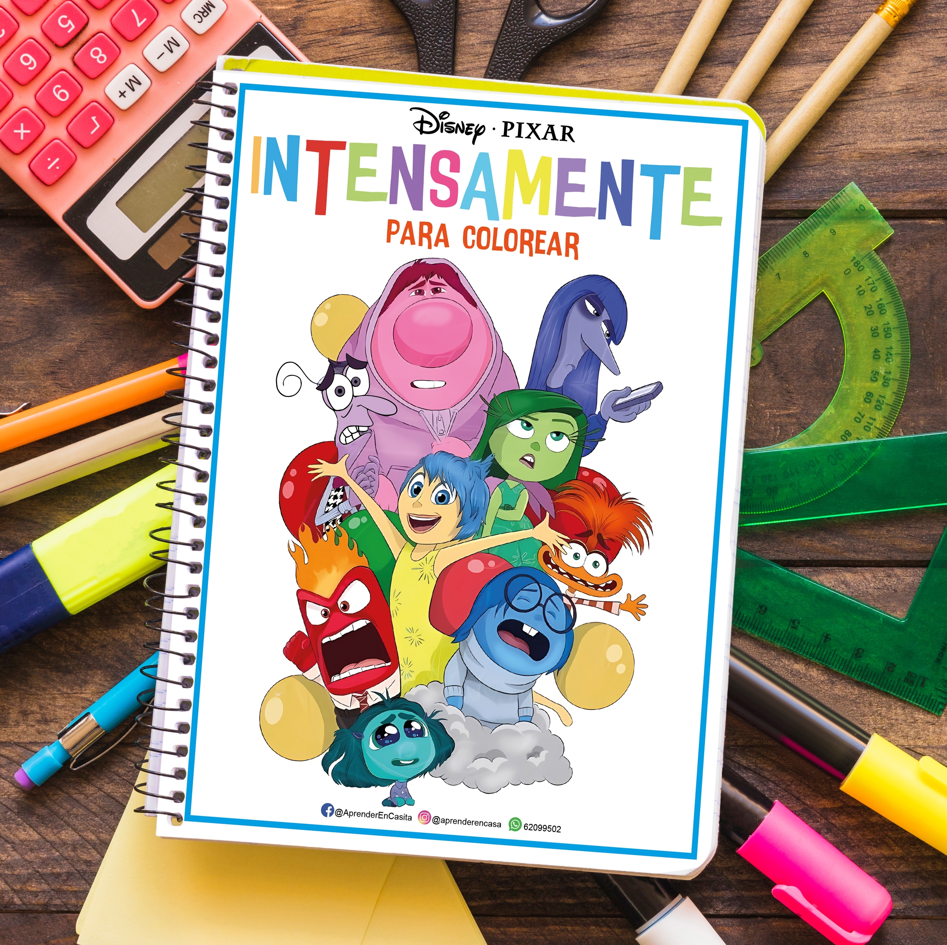 Inside Out coloring book | Inspire Uplift