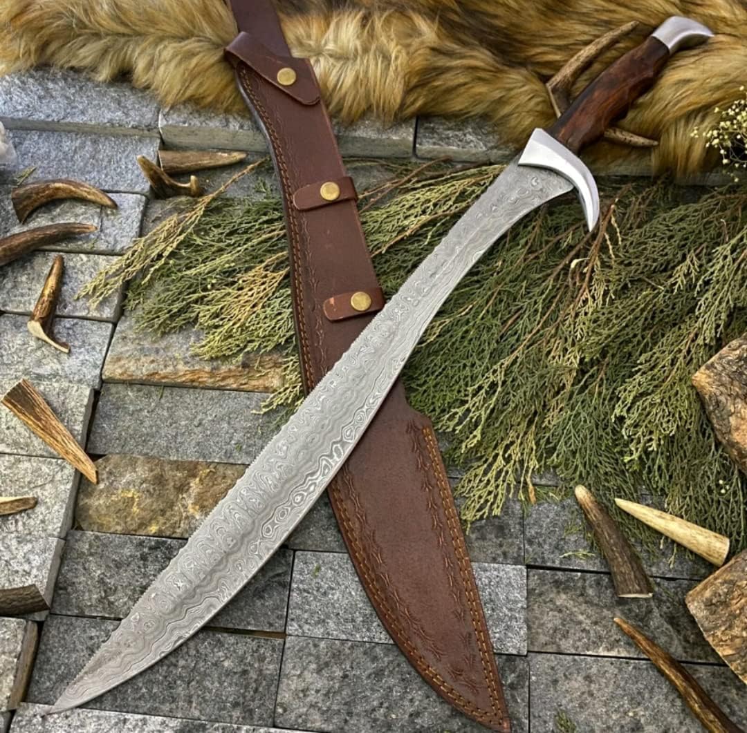 ALFARI Sword of Thorin Oakenshield 34 Inch Damascus Steel Bl | Inspire ...