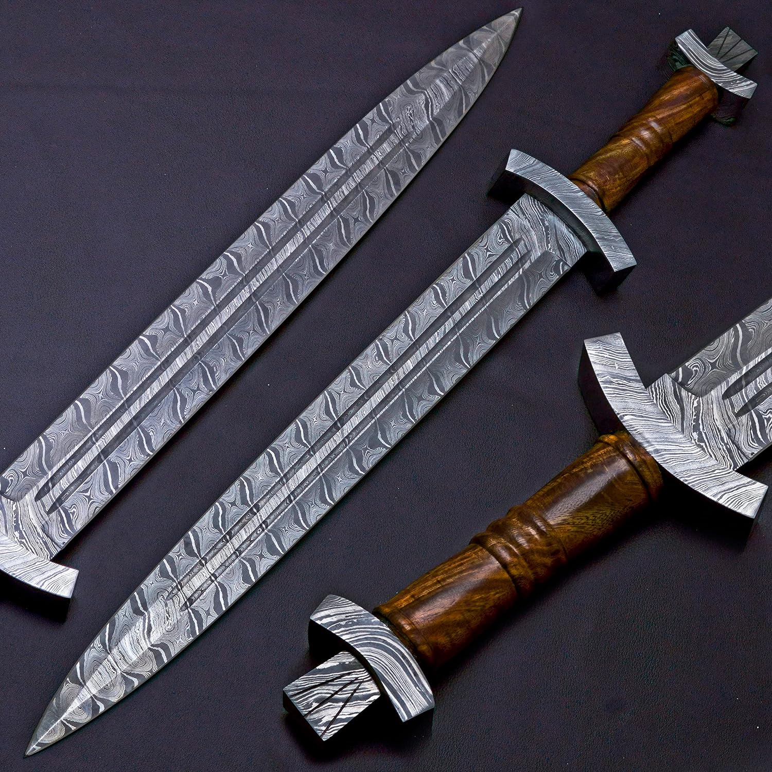 ALFARI Custom Made Damascus Steel Blade Dagger Sword Calymor | Inspire ...