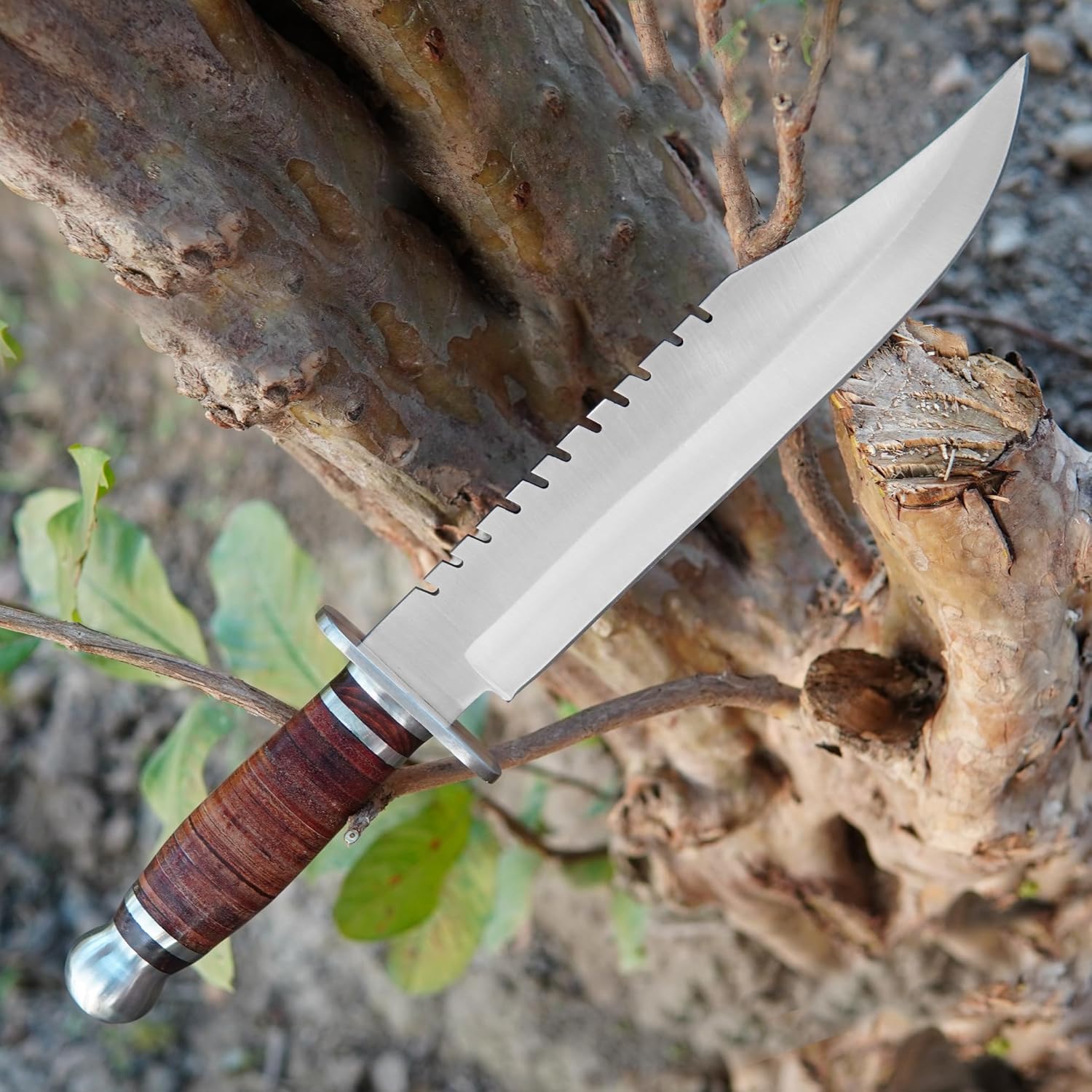 Custom Handmade D2 Rambo Bowie knife 14 Inches Fixed Blade H | Inspire ...