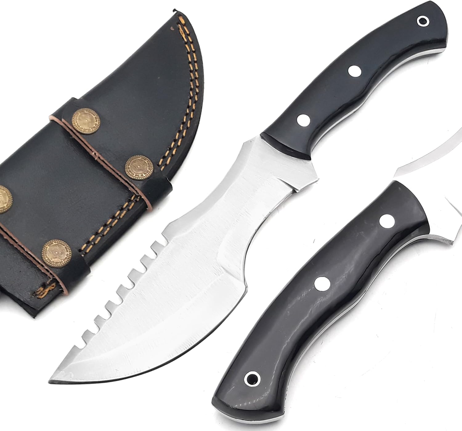 Handmade D2 Tracker Knife with Sheath Outdoor Knife Survival | Inspire ...