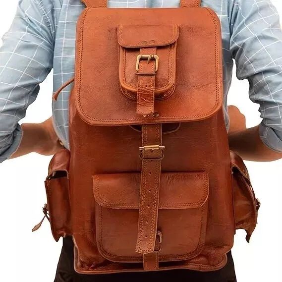 NEW Satchel New Handmade Genuine Leather Backpack Bag Rucksa | Inspire Uplift