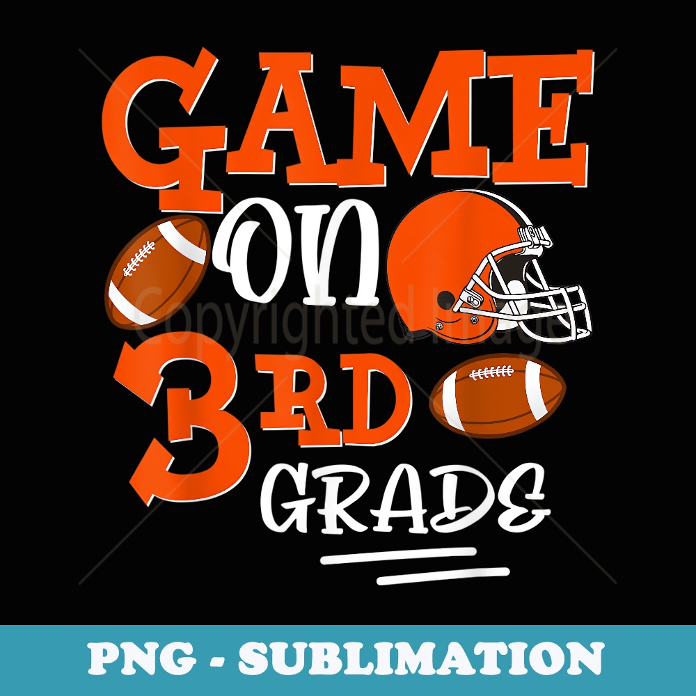 Football Game on 3rd Grade Back to School Kid Boy Student - | Inspire ...