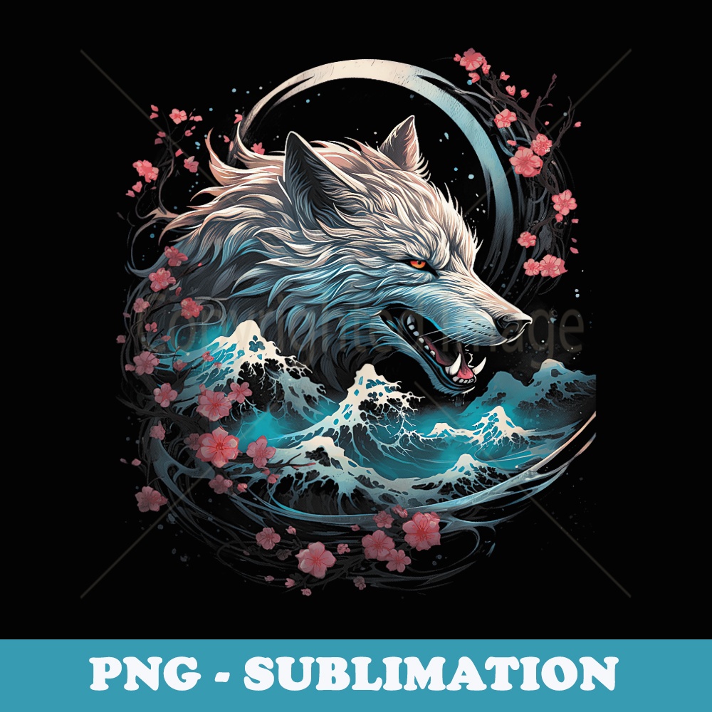Wolf Japanese Japanese art Anime Traditional - PNG Transpare | Inspire ...