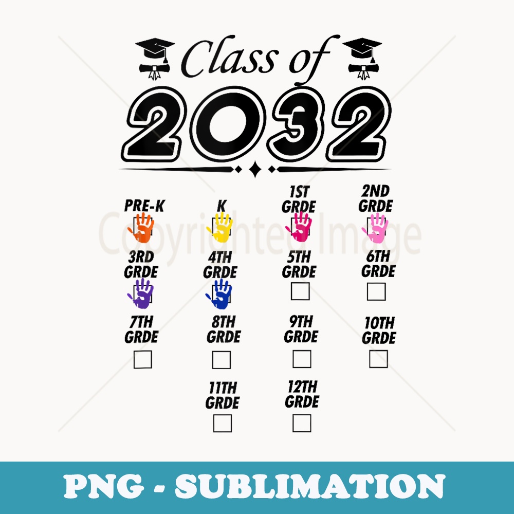 Class of 2032 Handprint Grows With Me Pre-k Graduation - Spe | Inspire ...