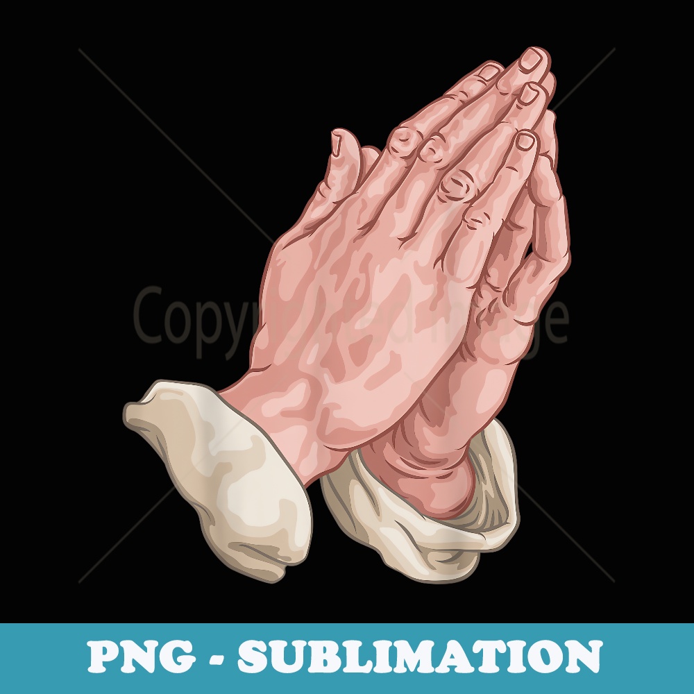 Christian Prayer Praying Hands Design - PNG Transparent Subl | Inspire ...