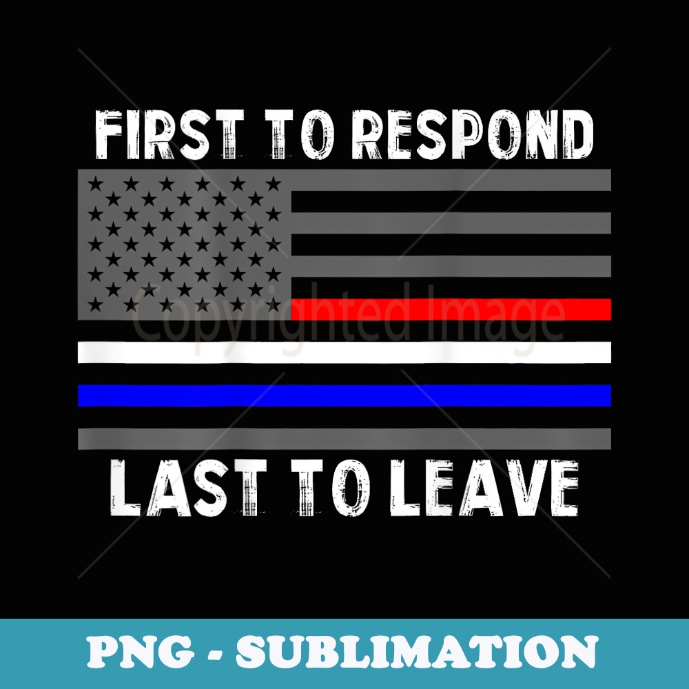 Police Fire EMS First Responder American Flag - PNG Transpar | Inspire ...
