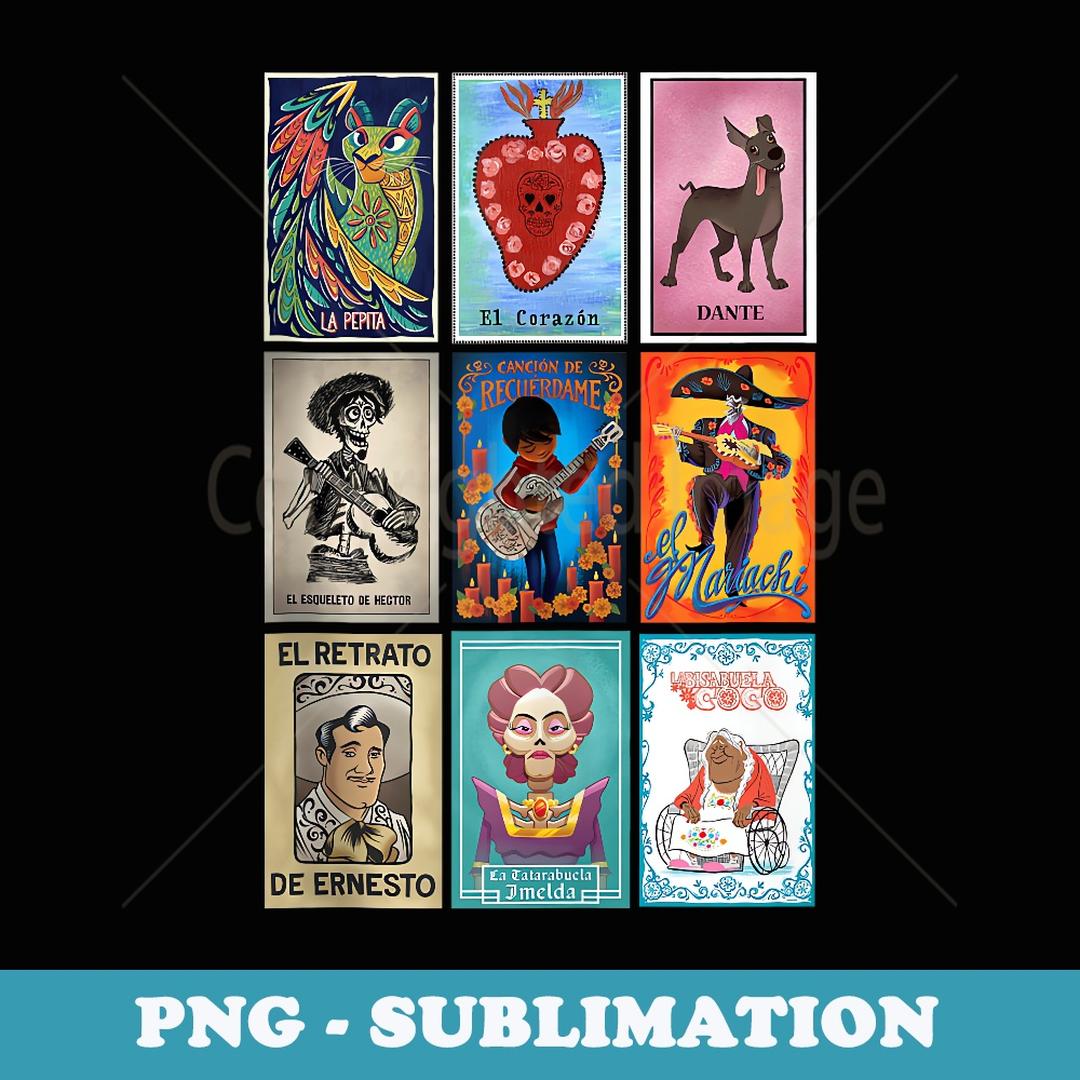 Disney Pixar Coco Epic Loteria Cards Big Chest Vintage Logo | Inspire ...