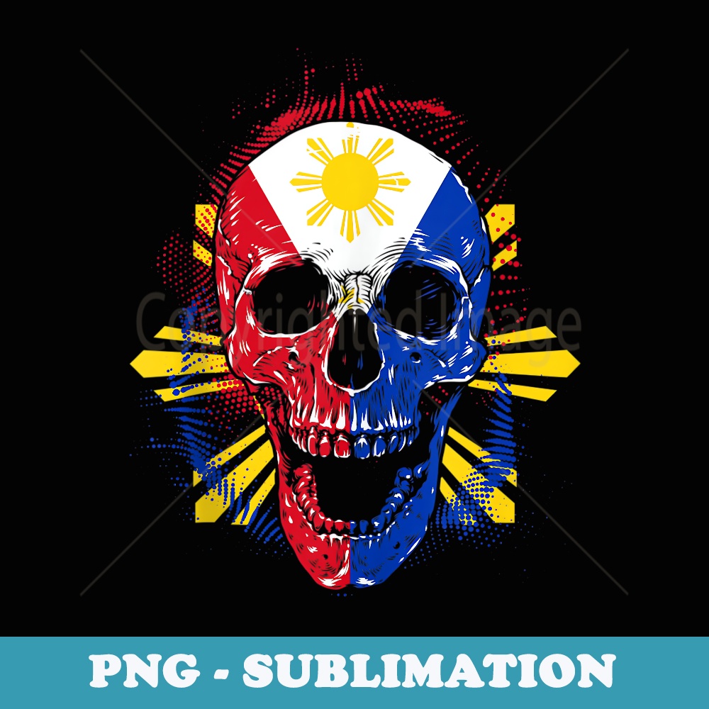 Skull Halloween Flag Bones Filipino Pinoy Philippines - PNG | Inspire ...