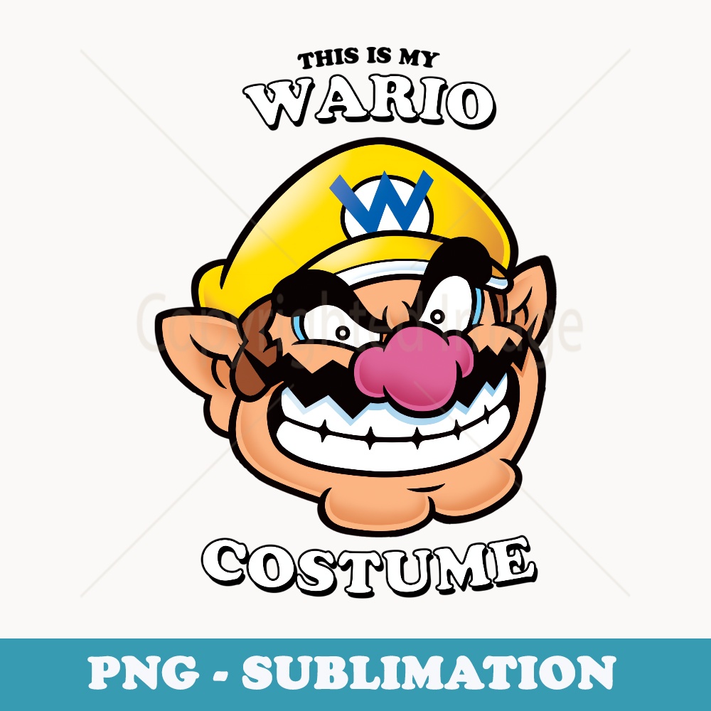 Super Mario Halloween Vintage This Is My Wario Costume - Sub | Inspire ...