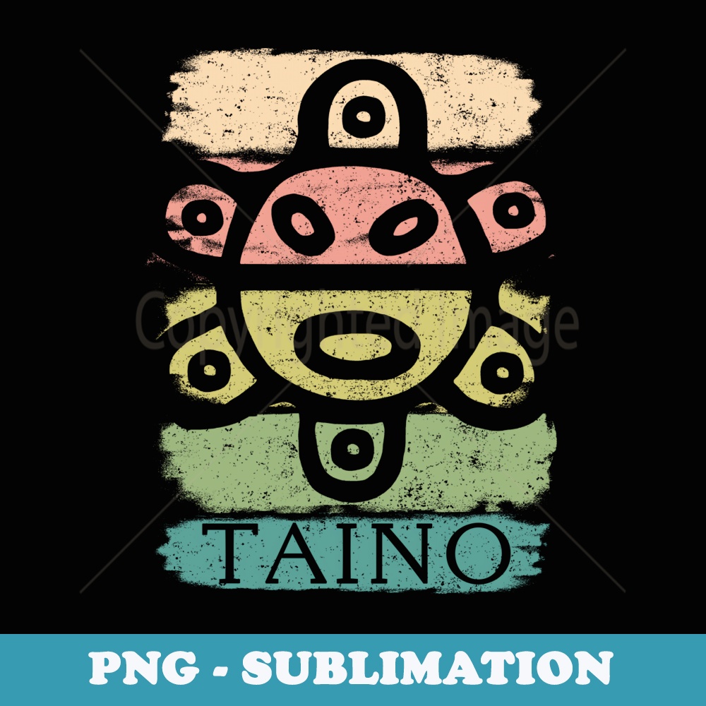 Vintage Paint Distressed Taino Sun Symbol Taino - Retro PNG | Inspire ...