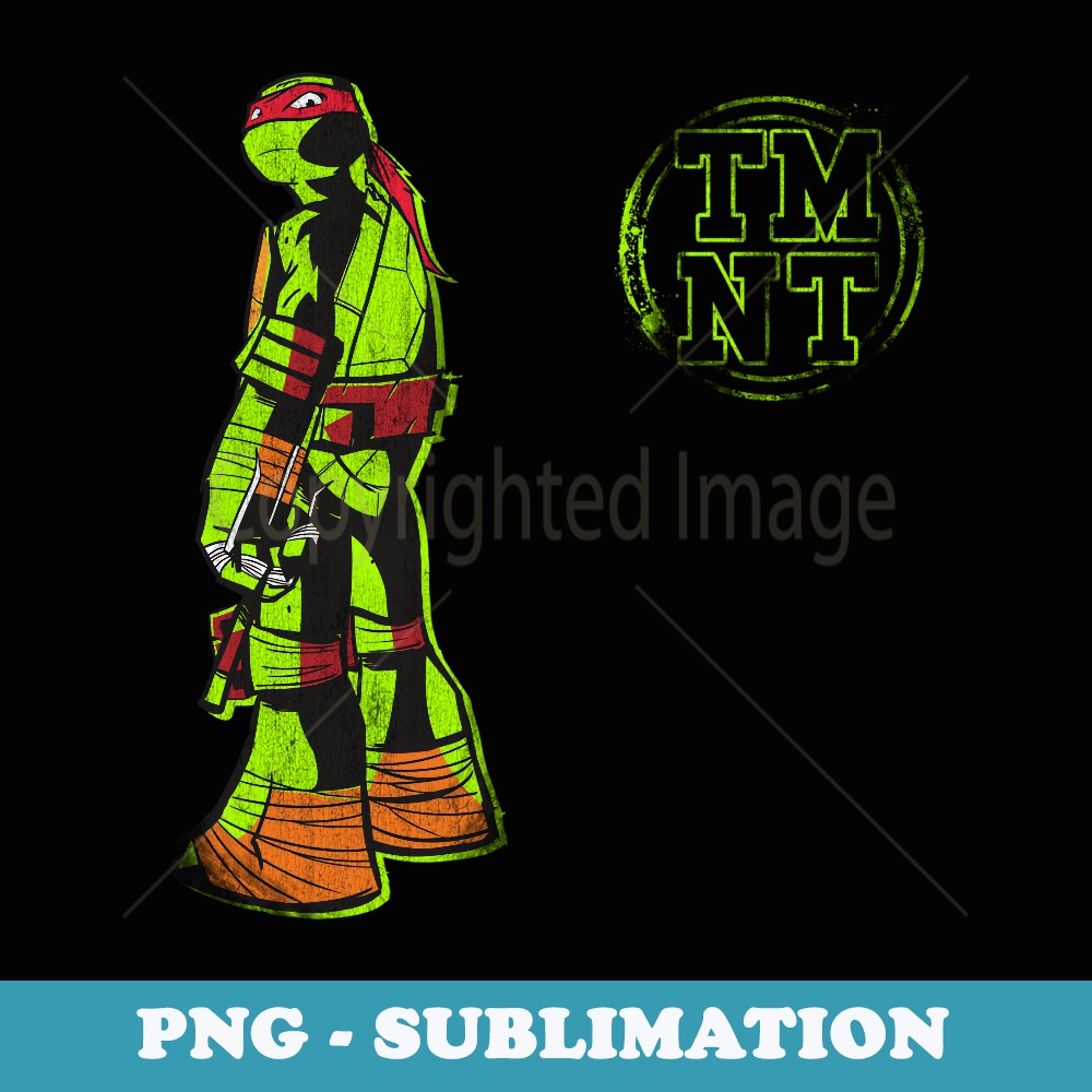 TMNT Raphael with TMNT Chest Hit - Unique Sublimation PNG Do | Inspire ...
