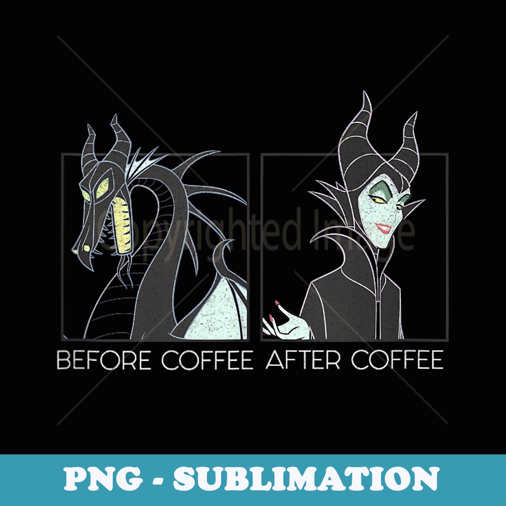 Disney Villains Maleficent Panels Before Coffee After Coffee | Inspire ...