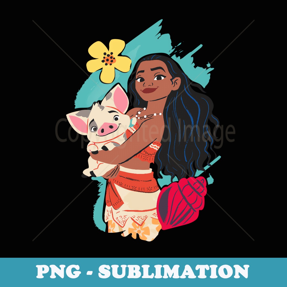 Disney Princess Moana and Pua - Artistic Sublimation Digital | Inspire ...