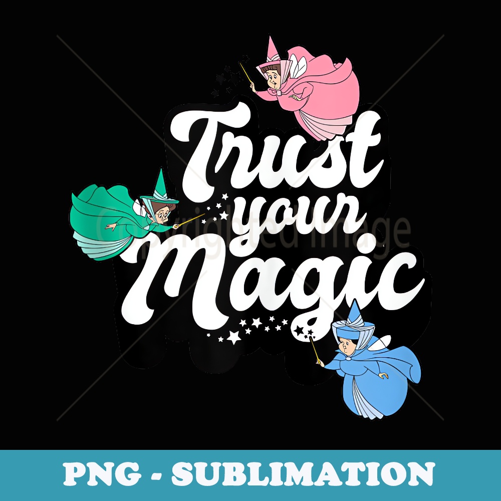 Disney Sleeping Beauty Vintage Trust Your Magic Fairies - PN | Inspire ...