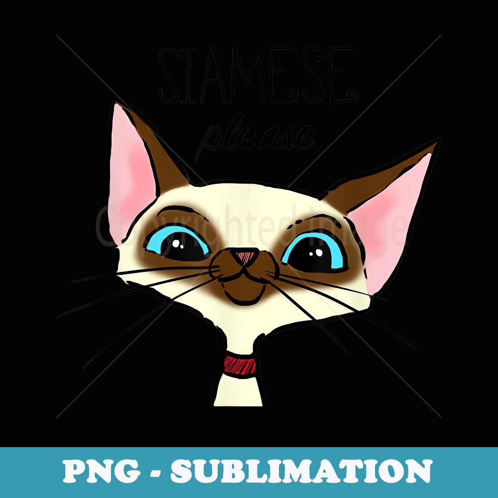 Cute Siamese Cat Drawing, Siamese Please, Siamese Cat Mom - | Inspire ...