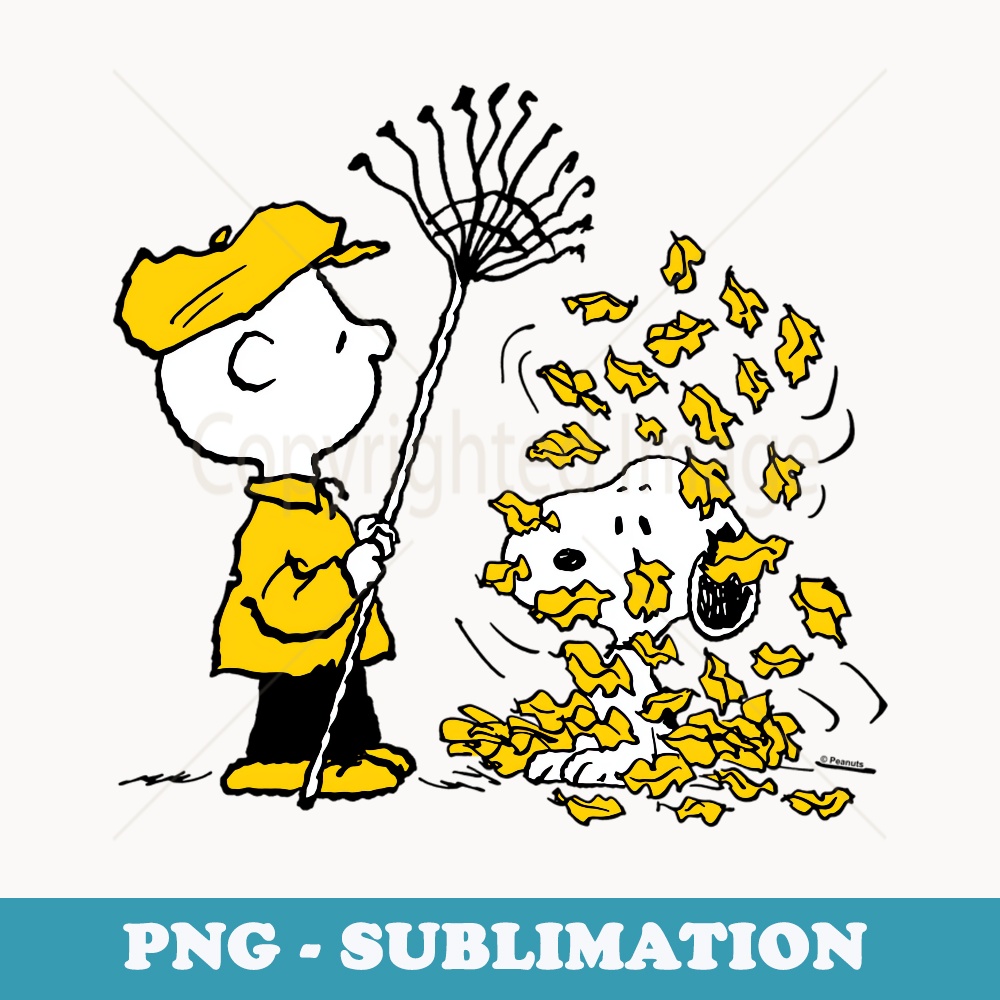 Peanuts - Charlie Brown Snoopy Fall Leaves | Inspire Uplift