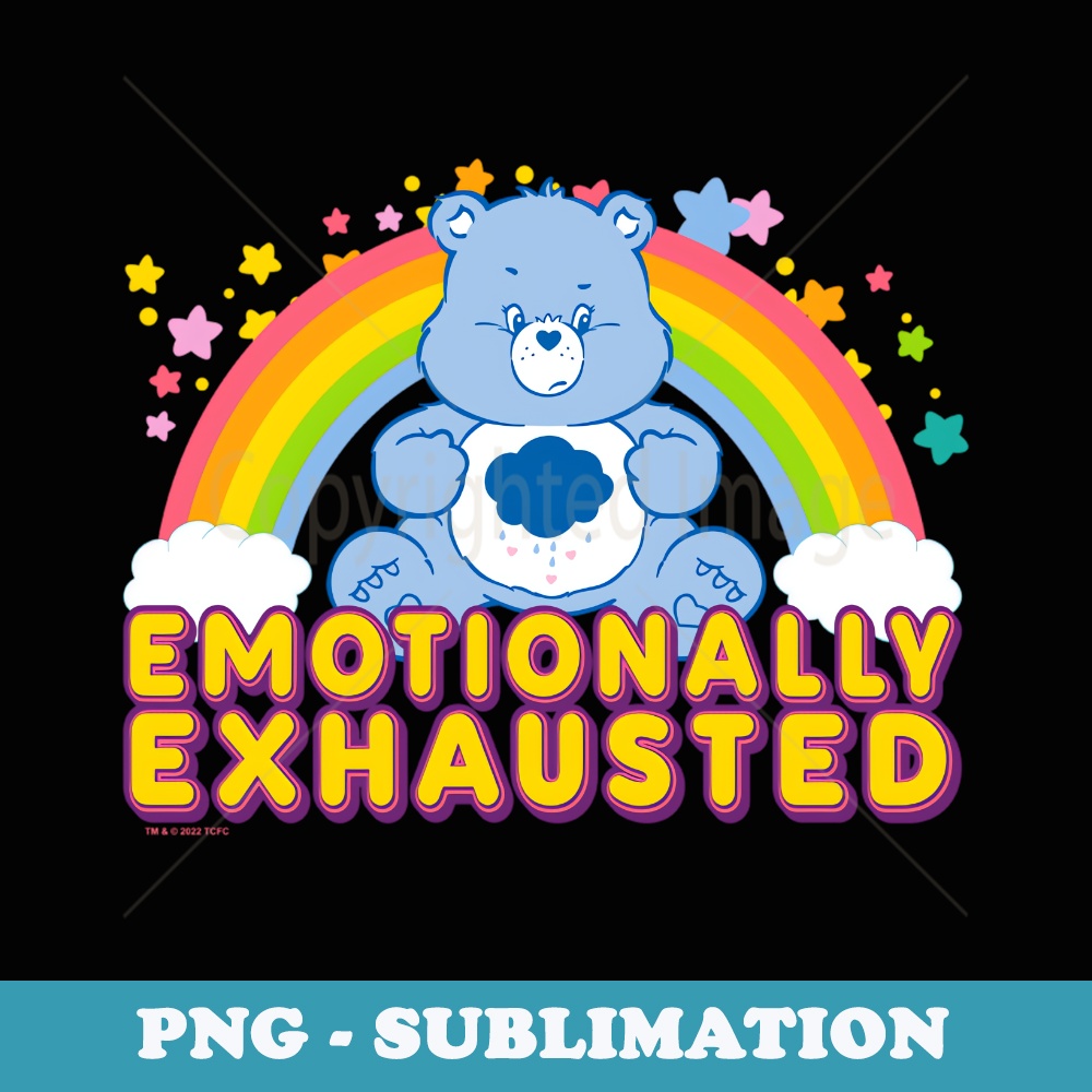 Care Bears Emotionally Exhausted Rainbow Grumpy Bear Icon - | Inspire ...