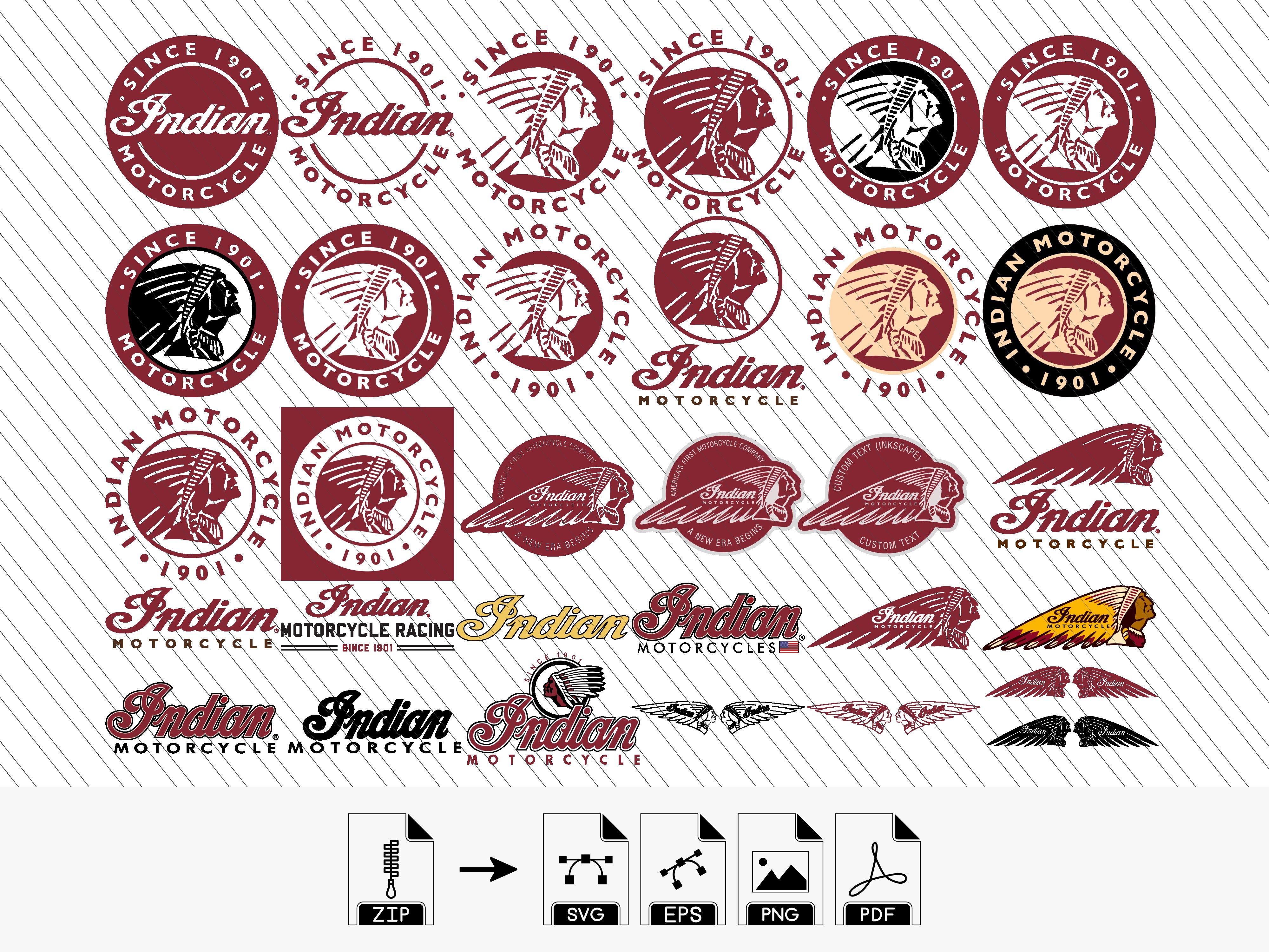 Indian Motorcycle SVG, Indian Motorcycle PNG, Cut files for | Inspire ...
